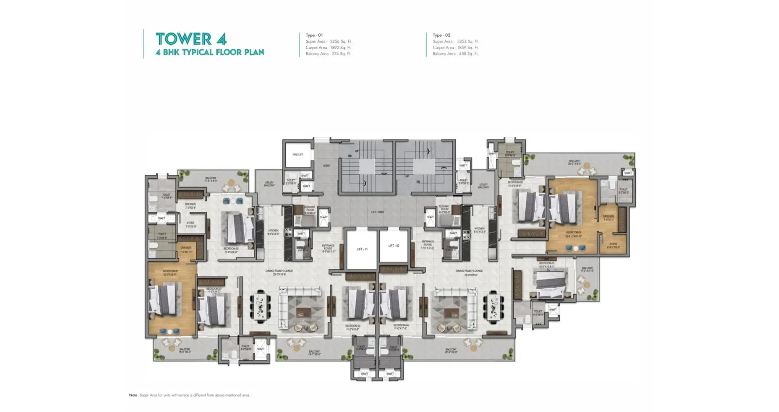 Jubilee Vallum Sector 90 Mohali: Luxury 3BHK & 4BHK High-Rise ...